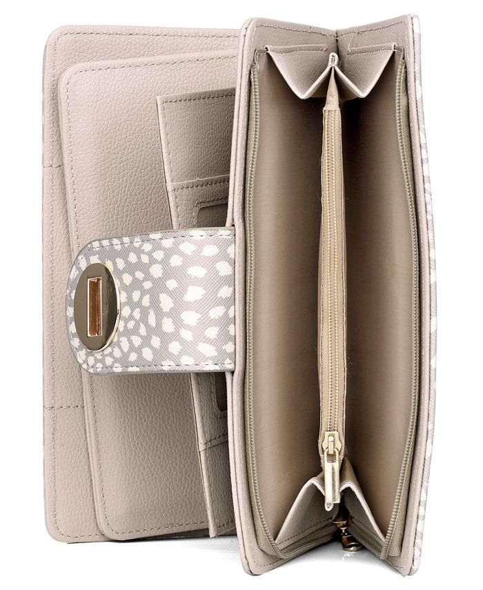 Julia Buxton Women's Small Faux Leather Boxed Super Wallet - Macy's