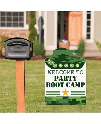 Big Dot of Happiness Camo Hero - Party Decorations - Army Military ...