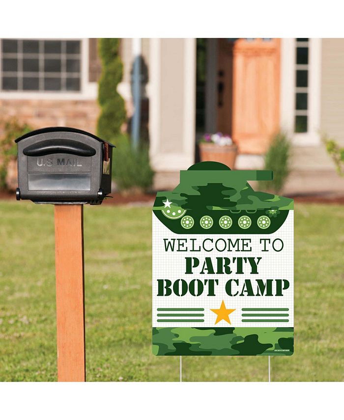 Big Dot of Happiness Camo Hero - Party Decorations - Army Military ...