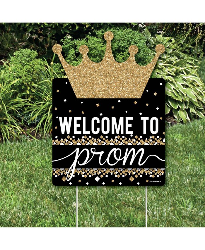 Big Dot of Happiness Prom - Party Decorations - Prom Night Welcome Yard ...