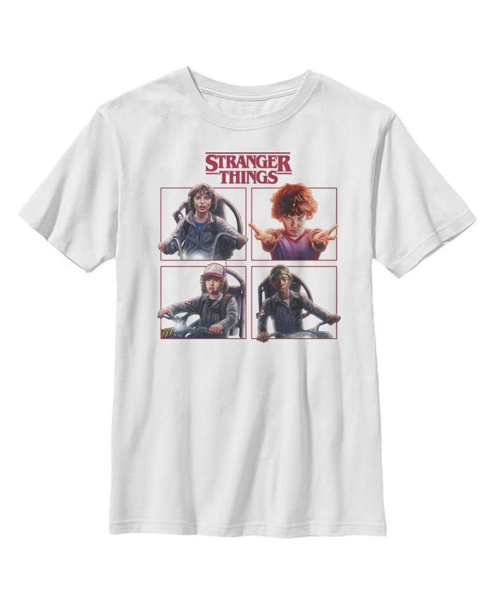 Netflix Boy's Stranger Things Character Squares Child T-Shirt - Macy's