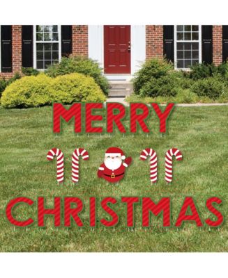 Merry Christmas - Yard Sign Outdoor Lawn Decorations - Christmas Yard ...