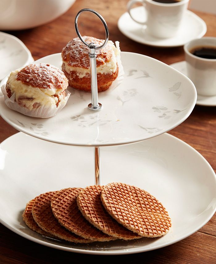 Lenox Oyster Bay 2-Tiered Server - Macy's