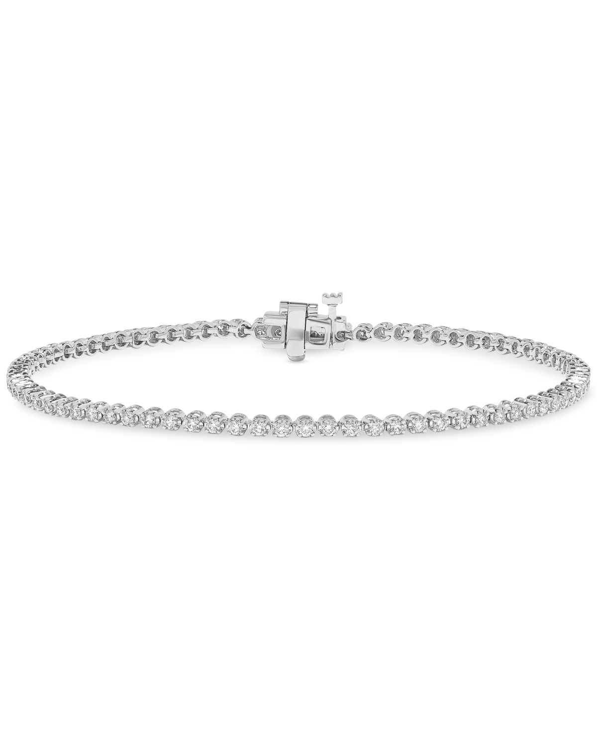 Click here for Diamond Tennis Bracelet (1 ct. t.w.) in 14k White... prices