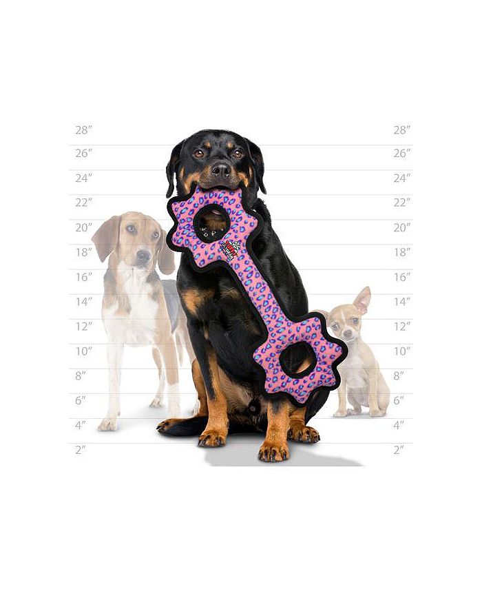 Tuffy Ultimate Tug-O-Gear Pink Leopard, Dog Toy - Macy's