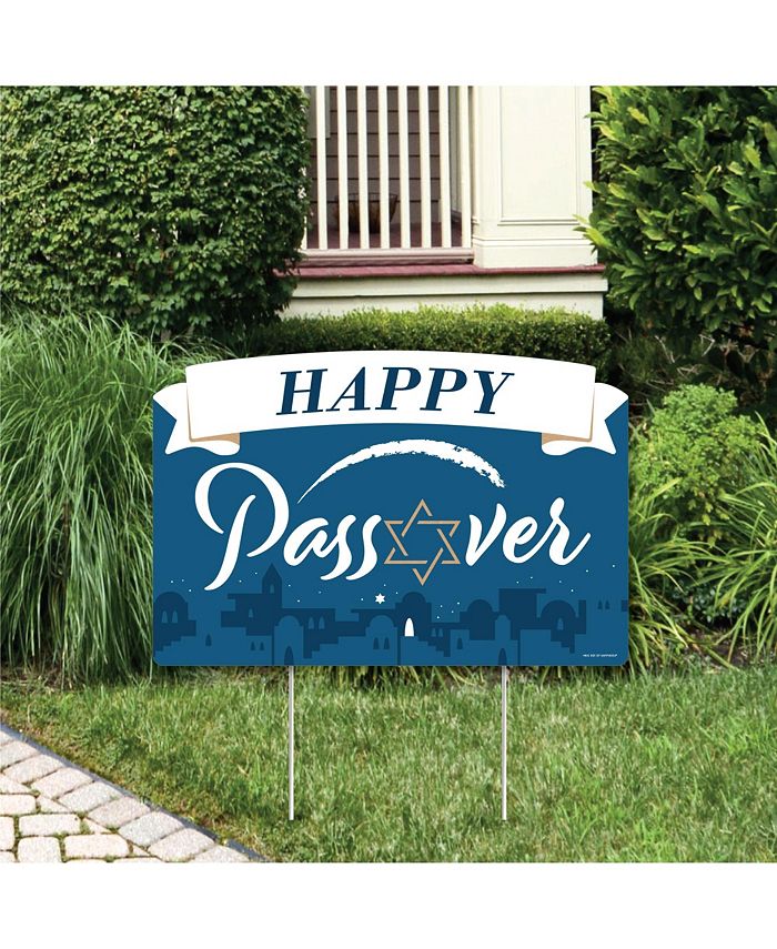 Big Dot of Happiness Happy Passover - Pesach Party Yard Sign Lawn ...