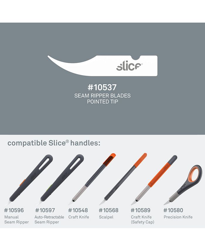 Slice 10537 Replacement Seam Ripper Blades - Pointed Tip | Stitch ...