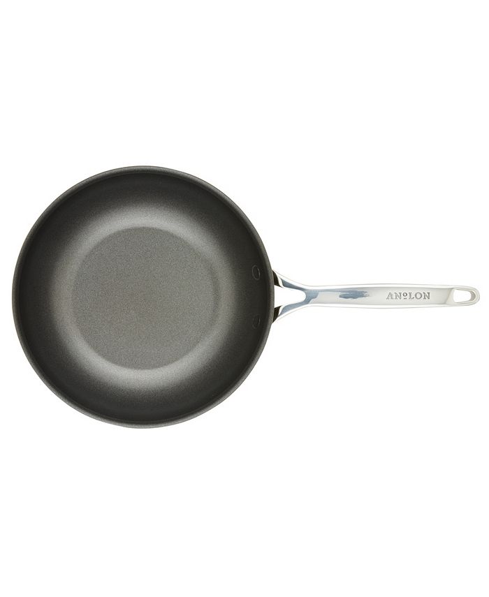 Anolon Ascend Hard Anodized Aluminum Non-Stick 10" Stir Fry Pan - Macy's