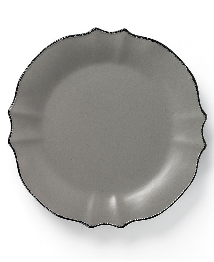 Lorren Home Trends Scalloped Edge 16 Piece Service for 4 Dinnerware Set ...