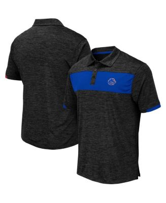 Men's Colosseum Black Boise State Broncos Nelson Polo Shirt - Macy's
