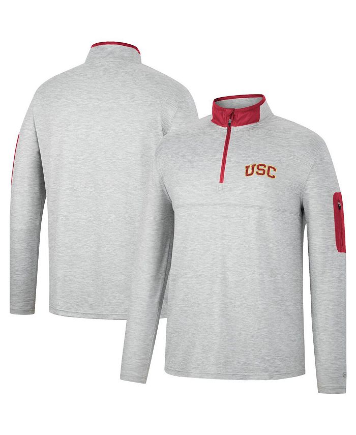 Colosseum Men's Heathered Gray, Cardinal USC Trojans Country Club ...