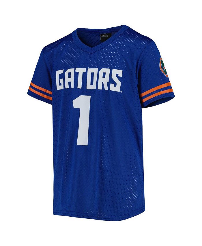 Colosseum Big Boys Royal, White Florida Gators Football T-shirt and ...