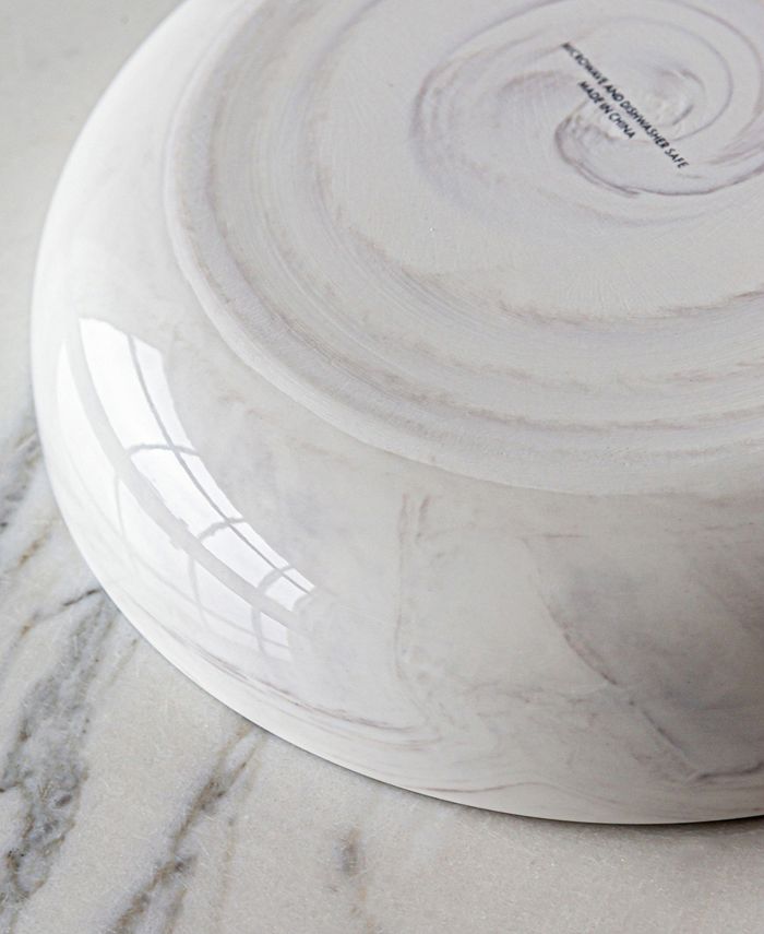 Over and Back Marble Dinnerware 16 Piece Set, Service for 4 & Reviews ...