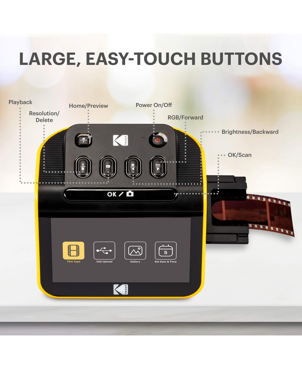 Kodak Slide N Scan Digital Film Photo Scanner & Slide Portable Scanner ...