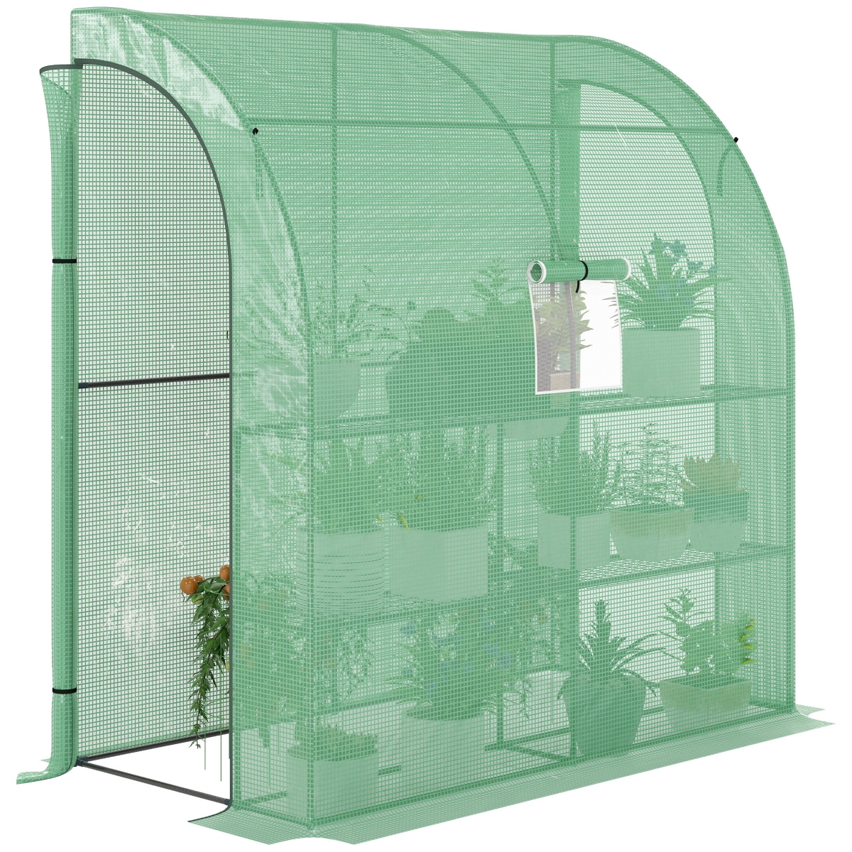 Click here for Outsunny 7 x 3 x 7 Plant Garden house with Window... prices