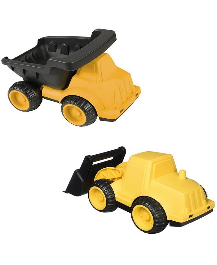 Hape Heavy Duty Construction Vehicles - Dump Truck & Front Loader - Macy's