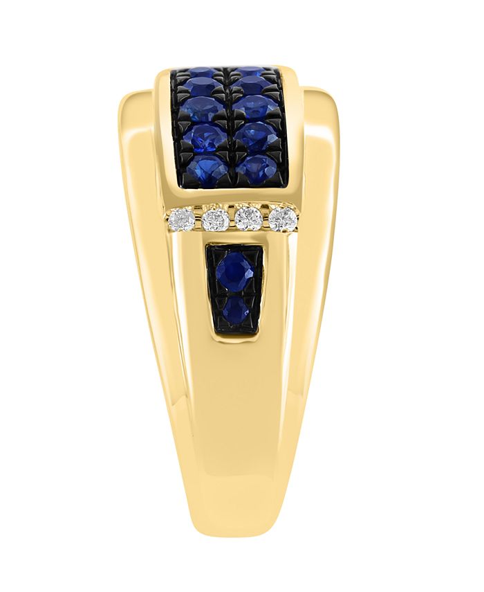 EFFY Collection EFFY® Men's Sapphire (1/2 ct. t.w.) Ring in 14k Gold ...