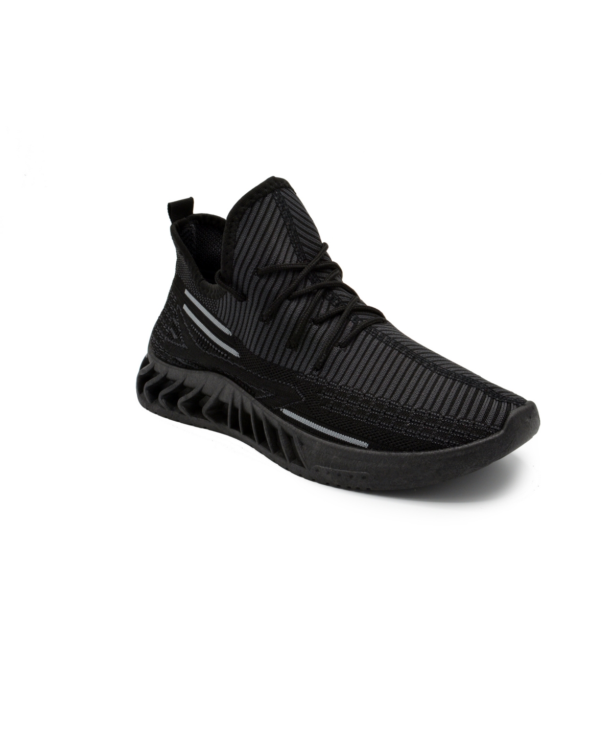 Click here for Akademiks Mens Fit 2.0 Knit Jogger Sneakers - Blac... prices