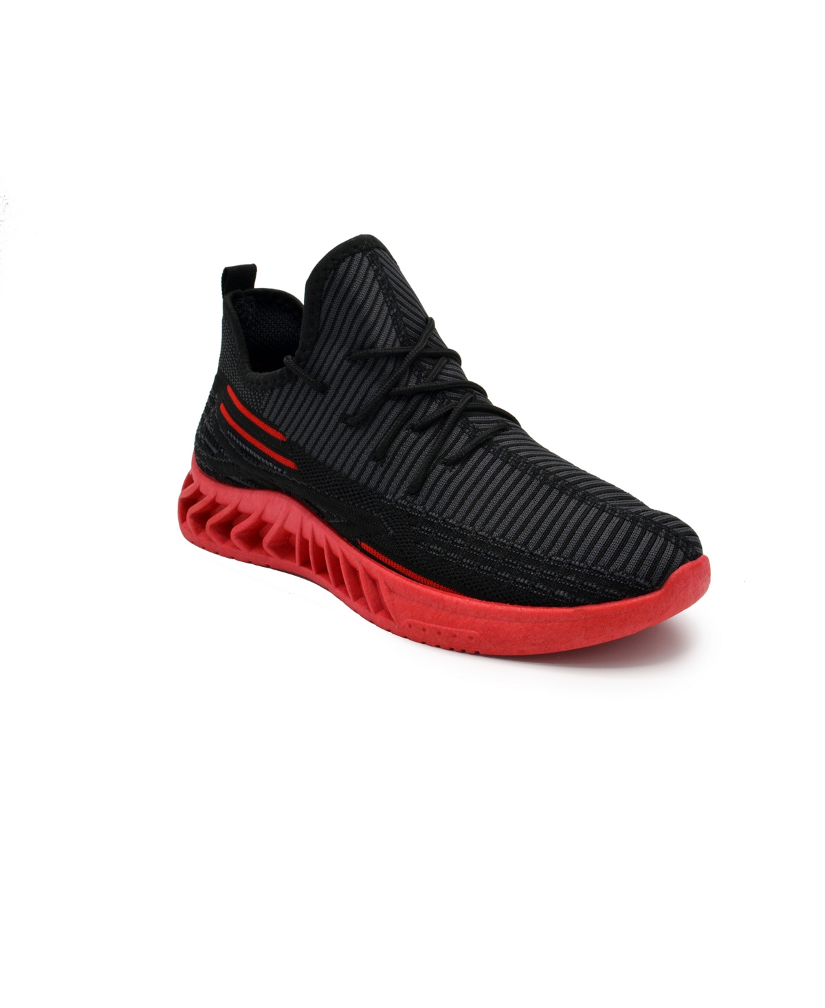 Click here for Akademiks Mens Fit 2.0 Knit Jogger Sneakers - Blac... prices