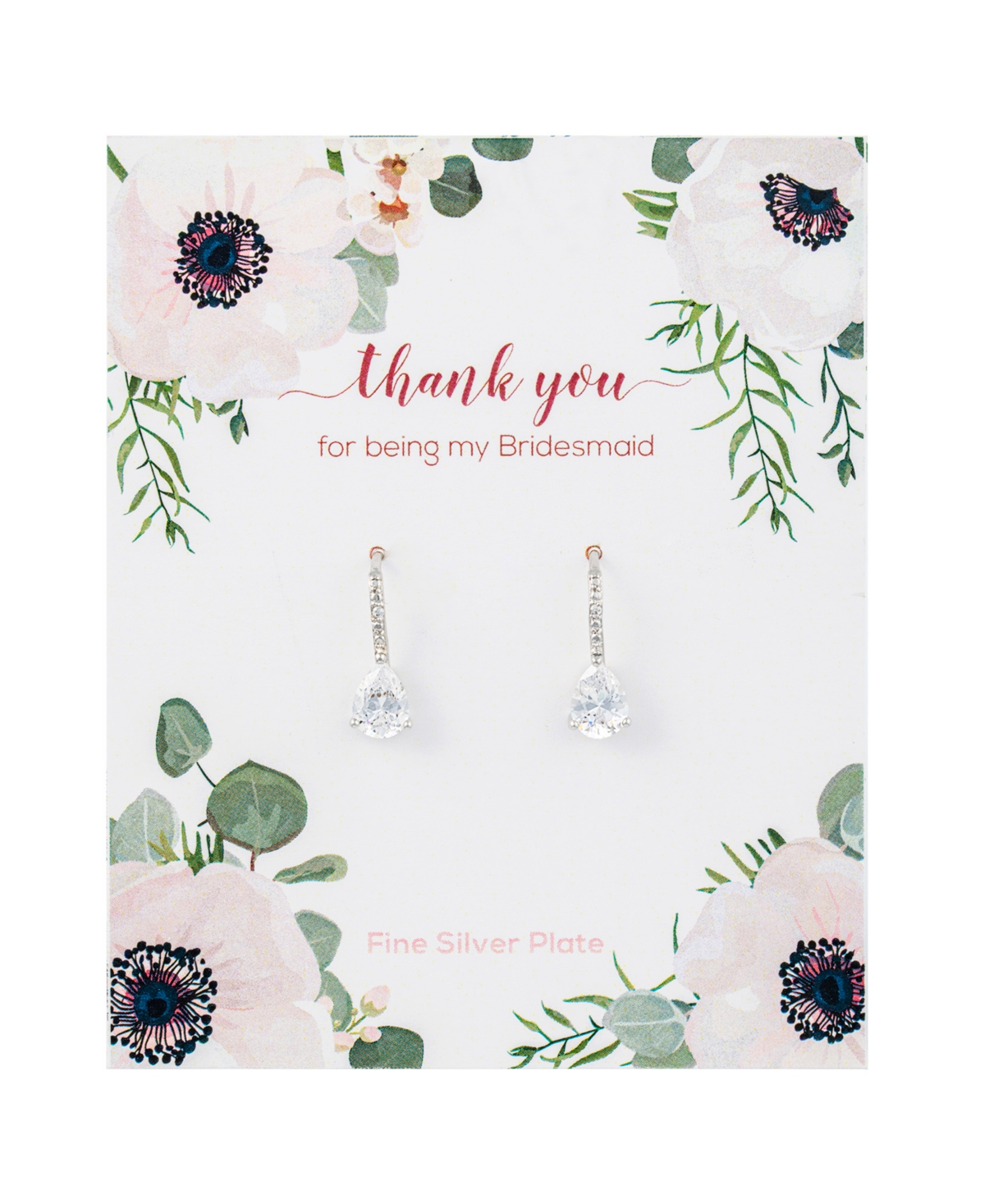 Click here for Macys Cubic Zirconia Pear Shape Drop Earrings (1/1... prices