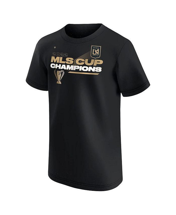 Fanatics Big Boys Black LAFC 2022 MLS Cup Champions Locker Room T-shirt ...