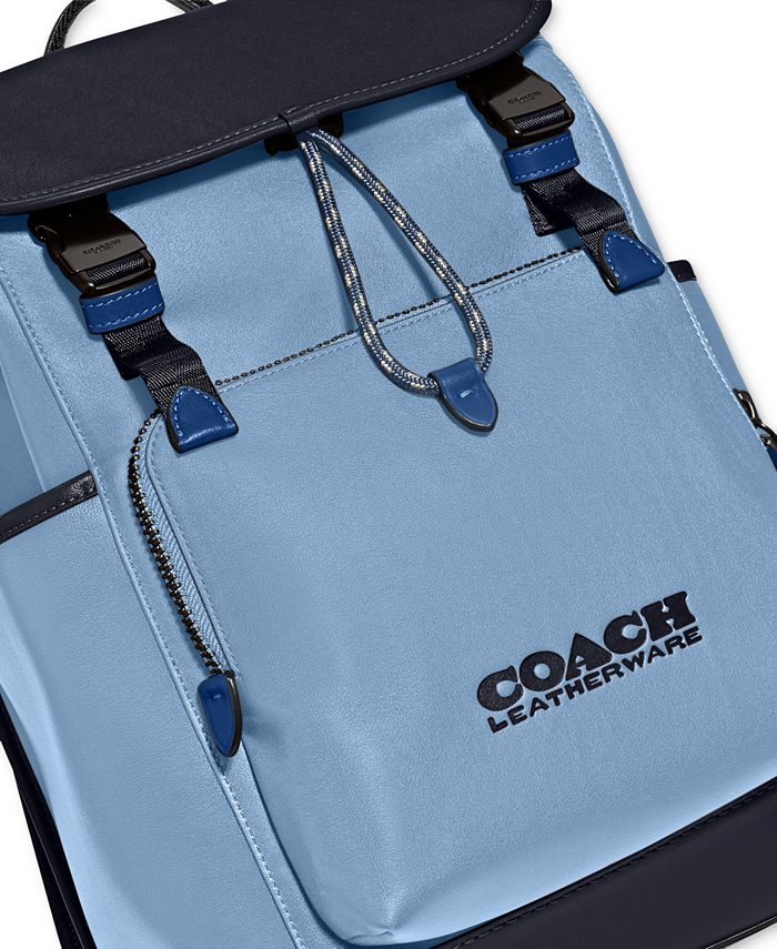 COACH League Flap Logo Backpack - Macy's