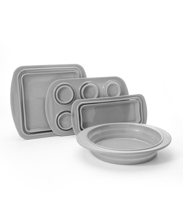 Ronco 4-Piece Collapsible Silicone Bakeware Set - Macy's