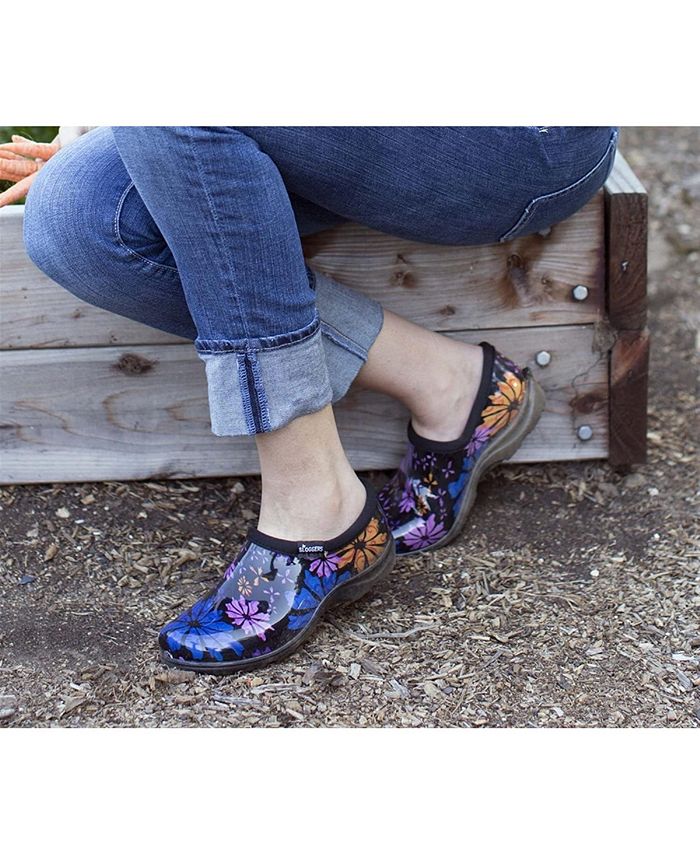 Sloggers Womens Rain and Garden Shoes, Flower Power Print, Size 8 - Macy's