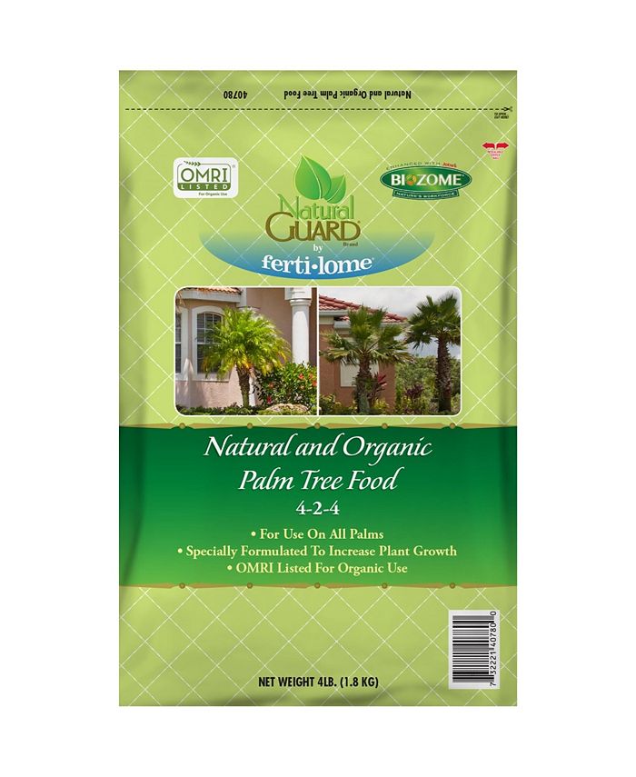 Fertilome Natural Guard Natural and Organic Palm Tree Food 4-2-4, 4lbs ...