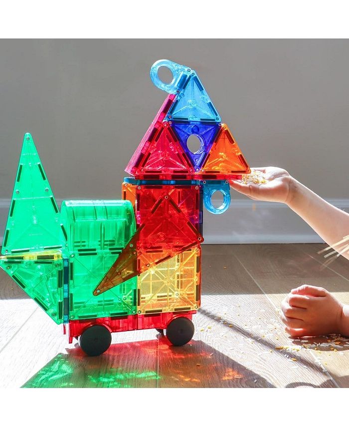 Magna-Tiles® MAGNA-TILESA MAGNA-TILES DX 48-Piece Magnetic Construction ...