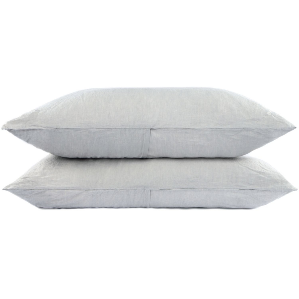 Click here for 100 French Linen Pillowcase Set - Standard - Pebbl... prices