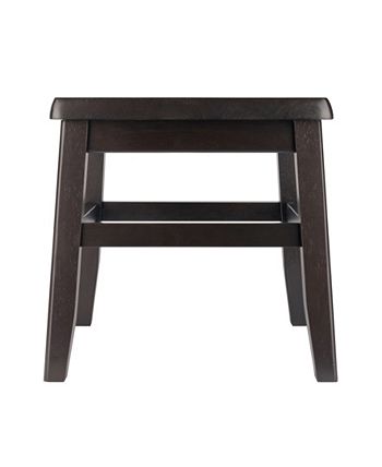 Winsome Kaya 2-Piece Wood Conductor Stool Set - Macy's