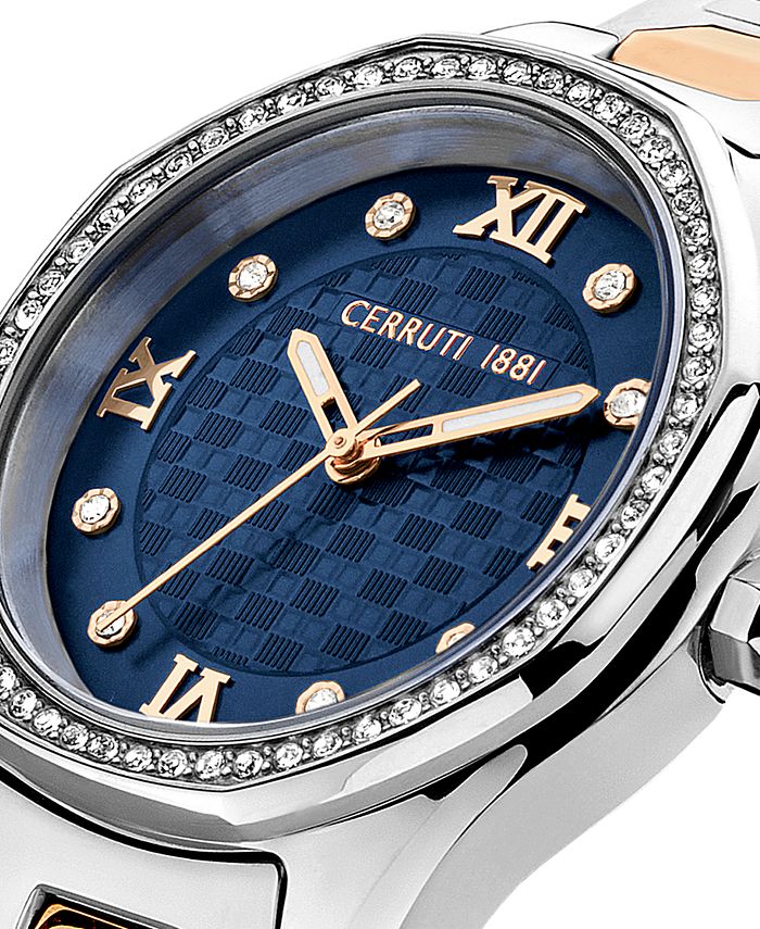Cerruti 1881 Women's Bretagna Collection Two-Tone Stainless Steel ...