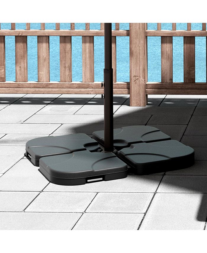 WestinTrends 4-Piece set Universal Standard Fillable Umbrella Cross ...