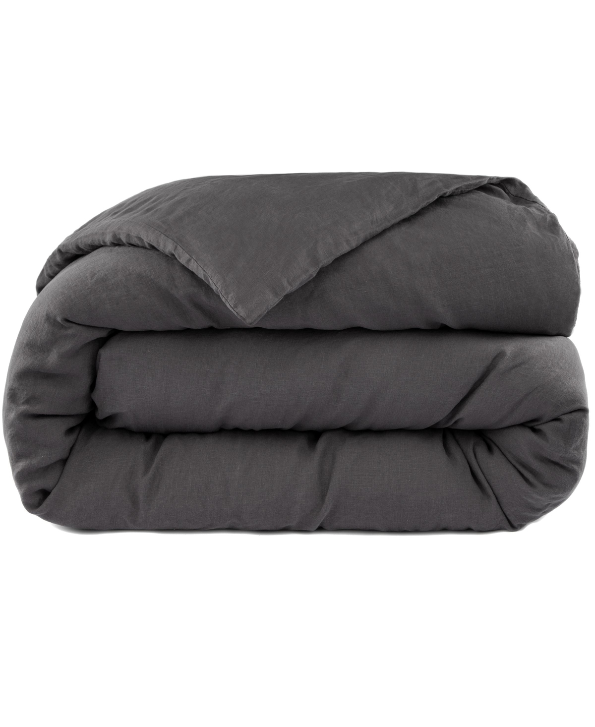 100 French Linen Duvet Cover - Full/Queen - Pebble heather