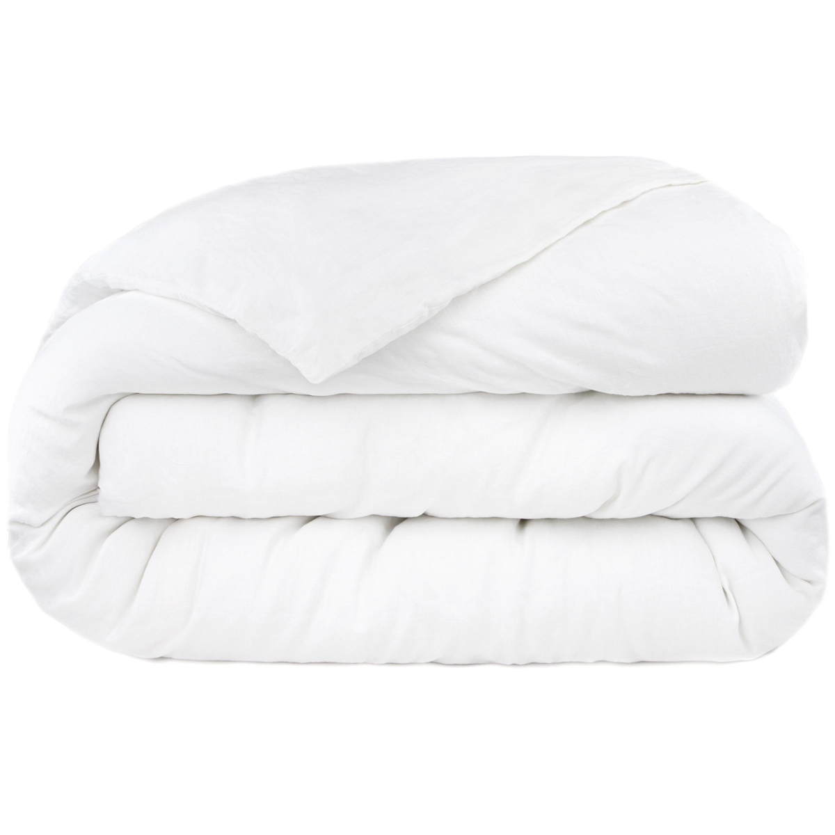 Click here for 100 French Linen Duvet Cover - Full/Queen - White prices