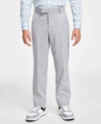 Calvin Klein Big Boys Stretch Sharkskin Pants - Macy's