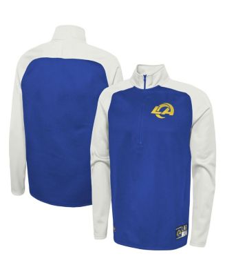 Men's New Era Royal Los Angeles Rams Combine Authentic O-Line Raglan ...