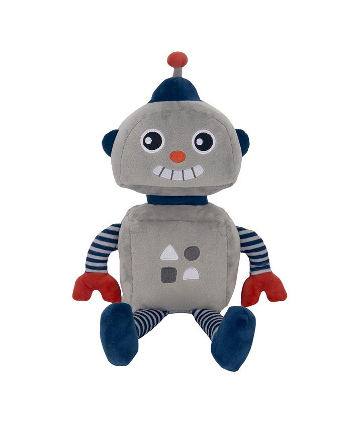 Bedtime Originals Robbie Robot Gray/Blue Plush Stuffed Animal Toy - Macy's