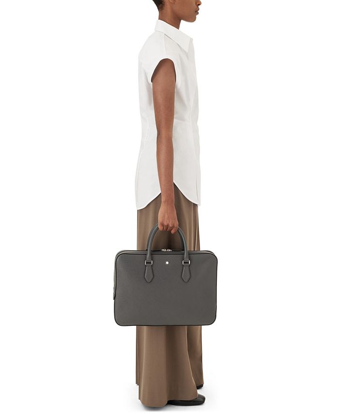 Montblanc Sartorial Leather Briefcase Document Case - Macy's