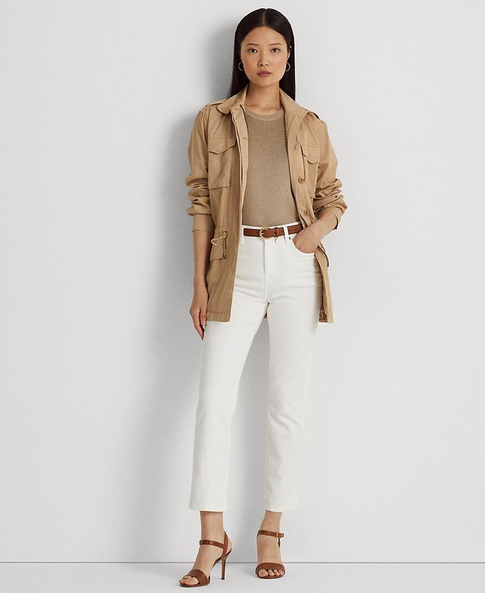 Lauren Ralph Lauren Women's High-Rise Straight Ankle Jeans - Macy's