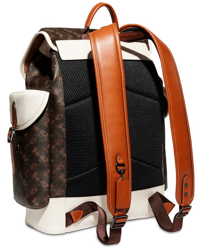 COACH Hitch Colorblocked Canvas & Leather Backpack & Reviews - All ...