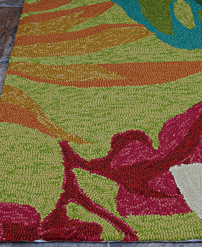 Couristan Covington Painted Fern 2' x 4' Area Rug - Macy's