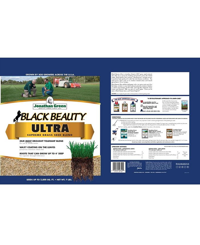 Jonathan Green (#10323) Black Beauty Ultra Grass Seed, 25lb bag - Macy's