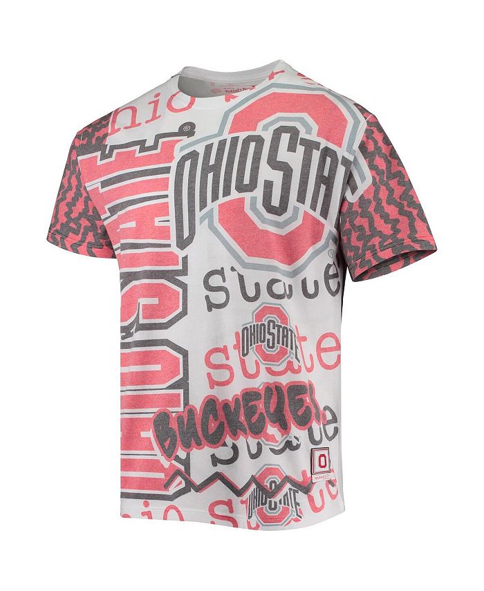Mitchell & Ness Men's White Ohio State Buckeyes Jumbotron 2.0 ...