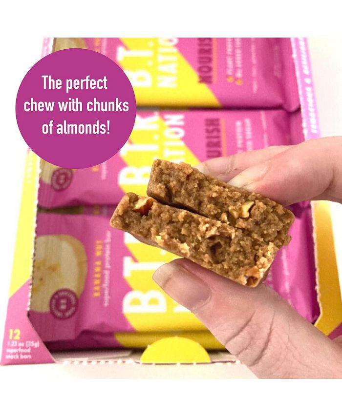BTR Nation B.T.R. Bar Superfood Keto Protein Bars, Plant Based Vegan ...