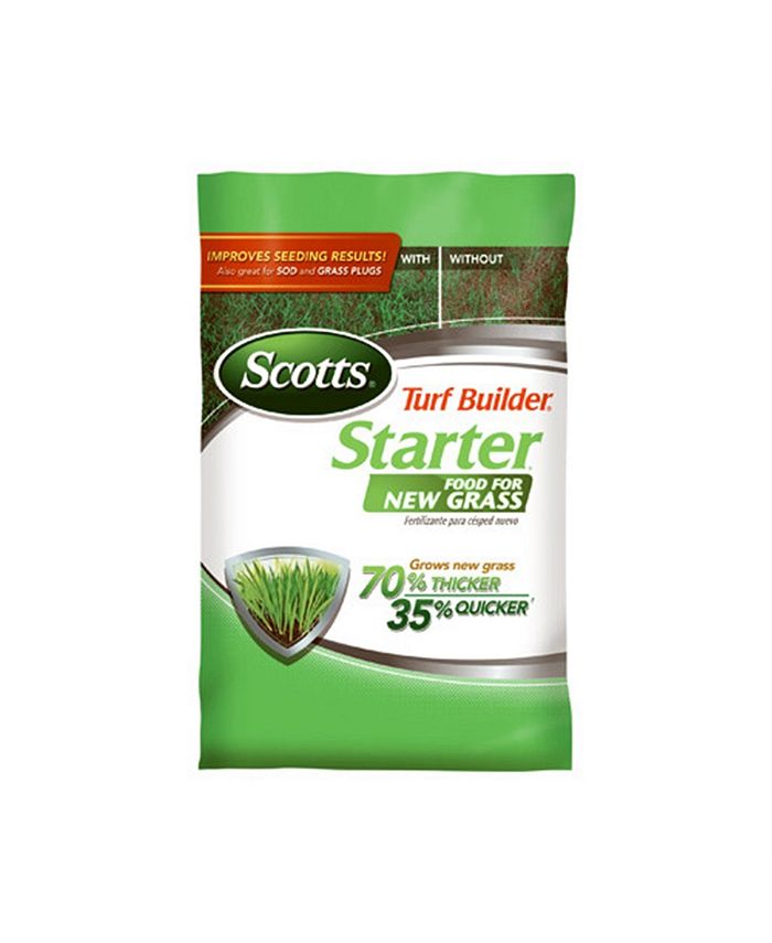 Scotts Turf Builder Starter Food for New Grass, 1,000 Sq Ft Coverage ...