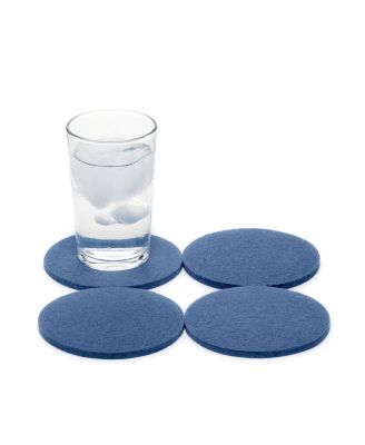 Bierfilzl Merino Wool Felt Round Coaster Solid 4 Pack - Macy's