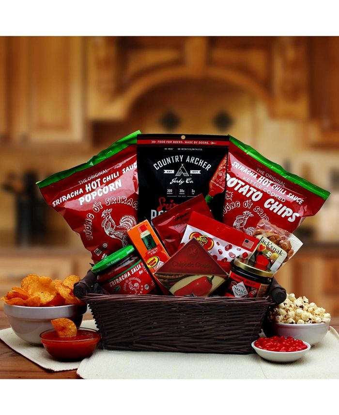 GBDS Hot & Spicy Sriracha Lovers Gift Basket - salsa gift basket - 1 ...
