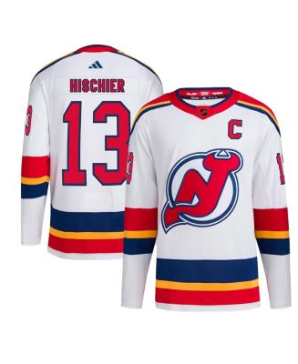Men's adidas Nico Hischier White New Jersey Devils Reverse Retro 2.0 ...